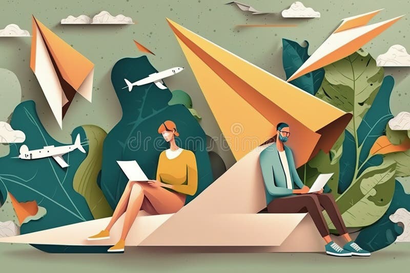 The Concept of Research and Teamwork Stock Illustration - Illustration ...