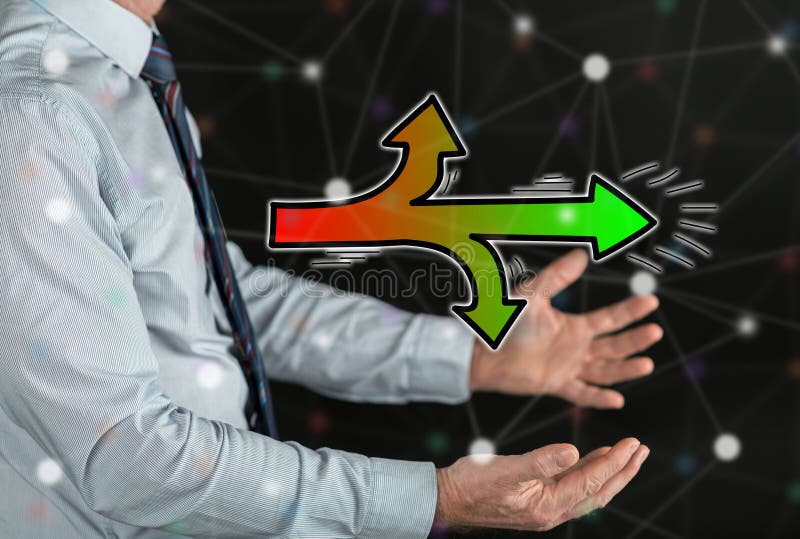 Concept of right direction stock photo. Image of path - 282300100