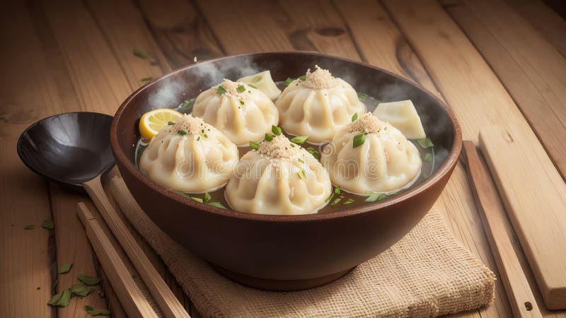 Robust Indulgence Garlic Infused Dumplings for National Dumpling Day.AI ...