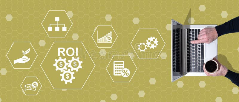 Concept of roi stock photo. Image of management, report - 311483652