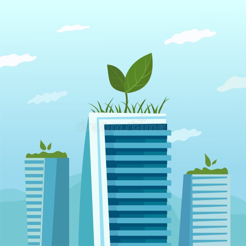 Skyscraper Rooftop Stock Illustrations – 1,151 Skyscraper Rooftop Stock ...