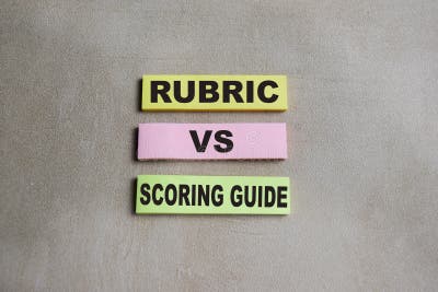 Rubric Vs Scoring Guide Stock Photos - Free & Royalty-Free Stock Photos ...