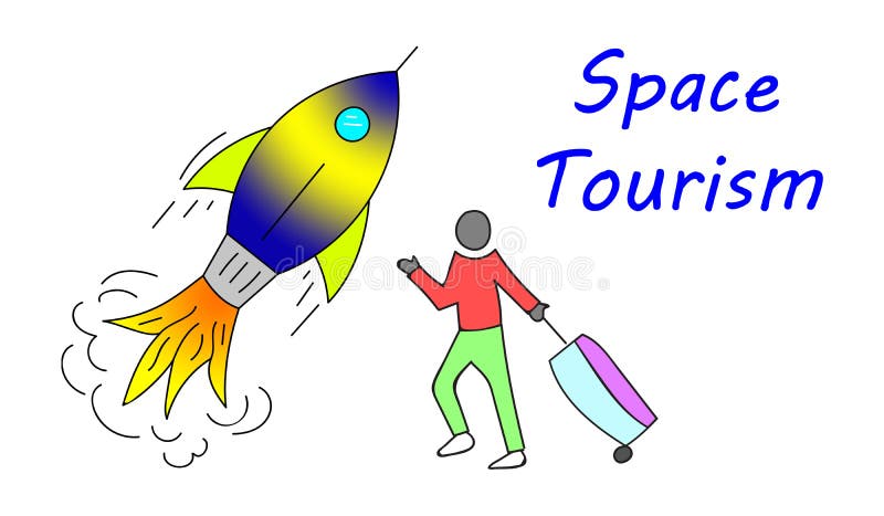 Ruimtevaartbegrip Op Verschillende Toestellen Stock Afbeelding - Image ...