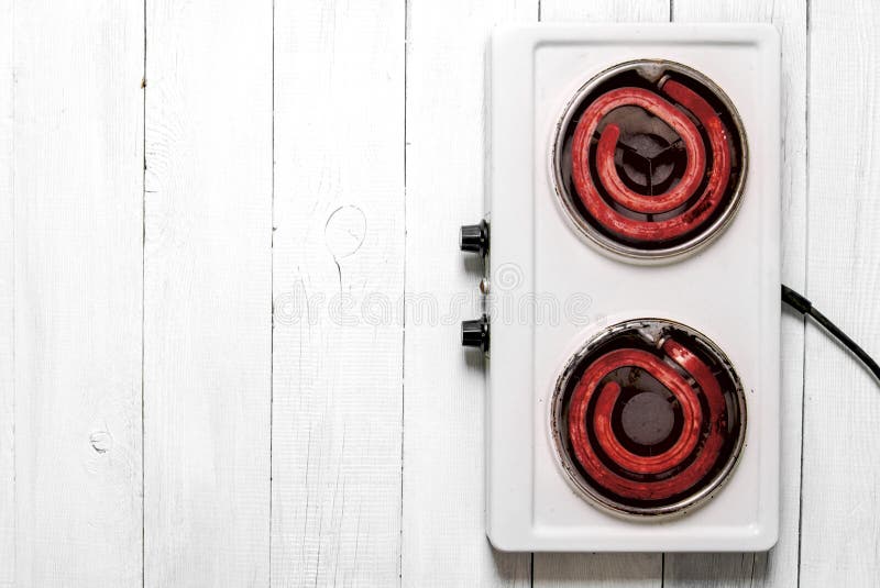 The Concept of Running Heated Electric Cooker . Free Space for Text ...