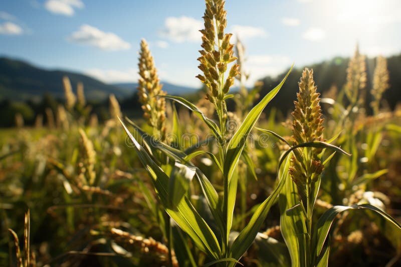 Concept of Rural Lifestyle with Cor Stock Illustration - Illustration ...