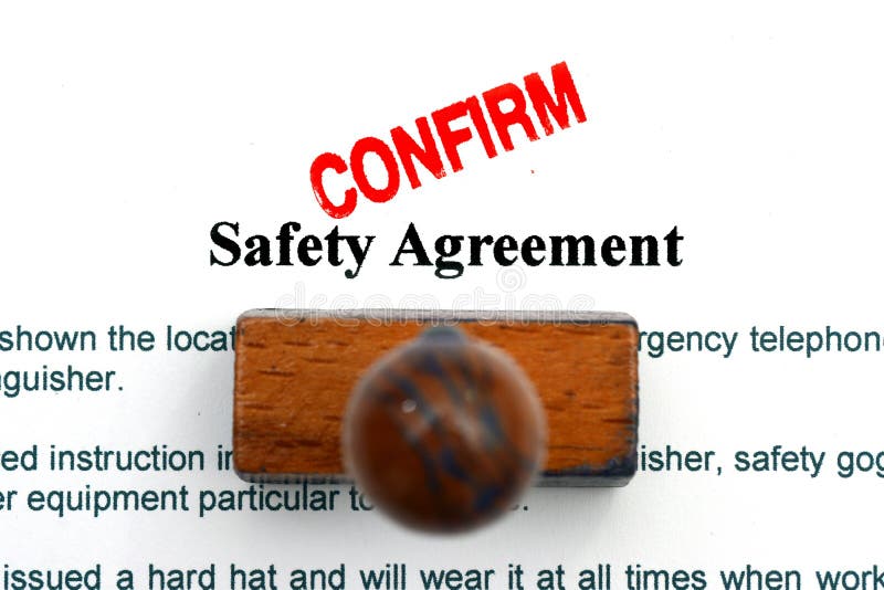 Safety agreement stock image. Image of regulation, accept - 169495753