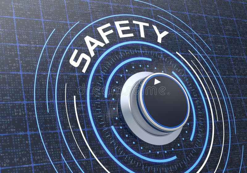 Concept of safety stock illustration. Illustration of information ...