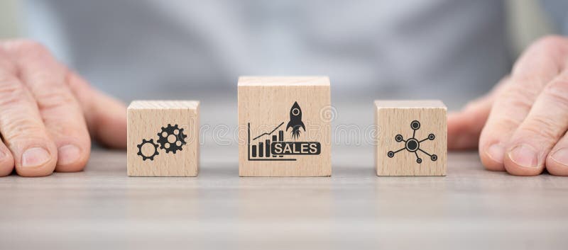 Concept of sales growth stock photo. Image of strategy - 354821540