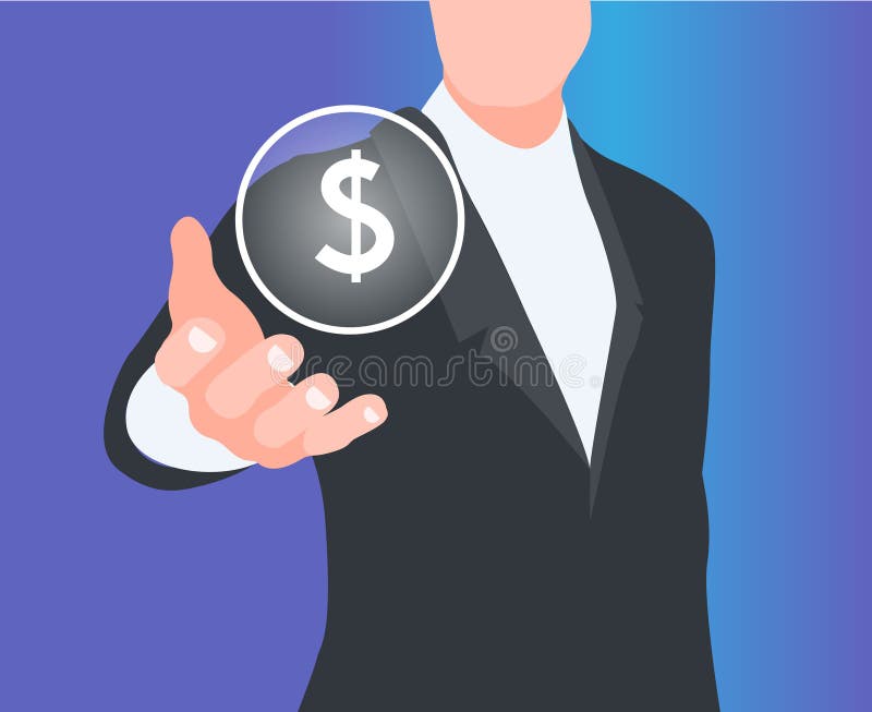 Increase Business Profits. Banner in a Flat 3d Style. Sales Growth and ...