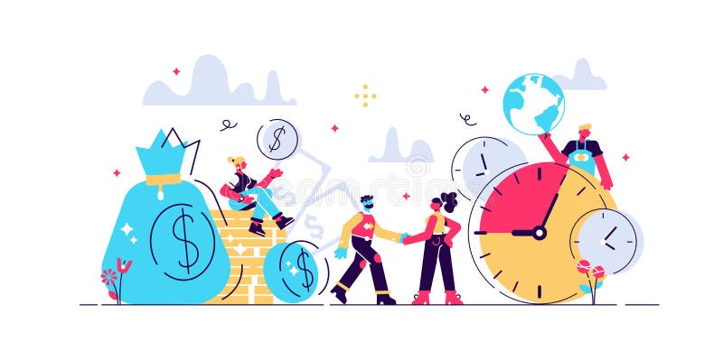 Concept Save Time Money Saving Stock Illustrations – 1,193 Concept Save ...