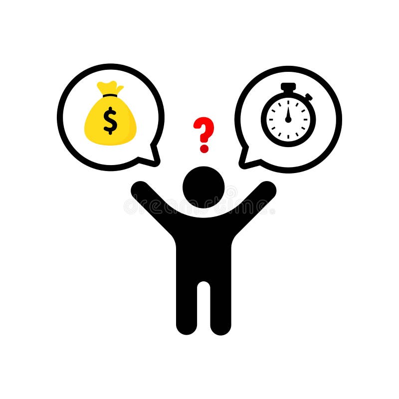 Concept Save Time, Money Saving. Time is Money Stock Vector ...