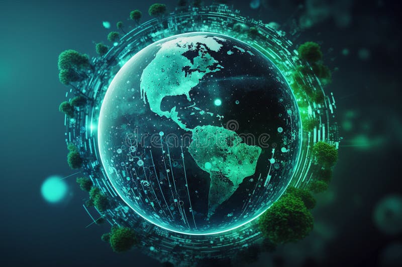 Concept of Saving the Earth and Energy Planet Earth with Leaf Texture ...