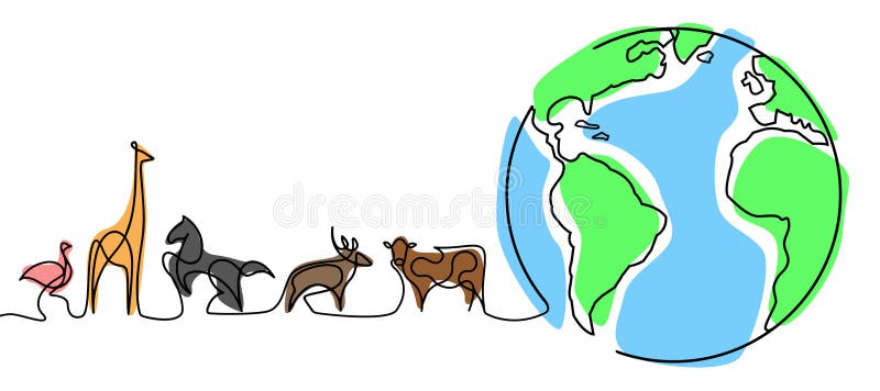 Concept of Saving Planet Earth. Clean Planet Stock Illustration ...