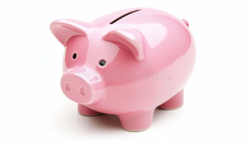 The Concept of Savings is Represented by a Cute Piggy Bank Design ...