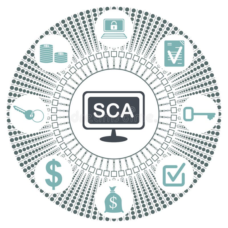 Concept of sca stock illustration. Illustration of security - 190641997