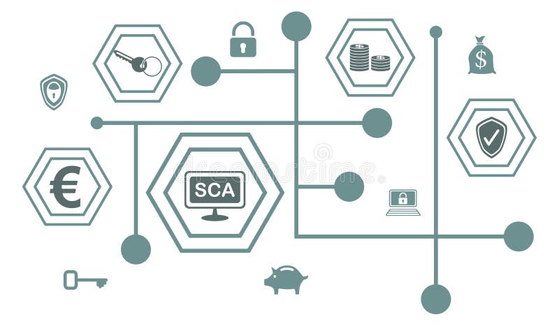 Concept of sca stock illustration. Illustration of online - 210182029