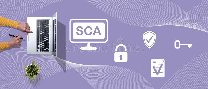 Concept of sca stock photo. Image of online, hand, laptop - 276770616