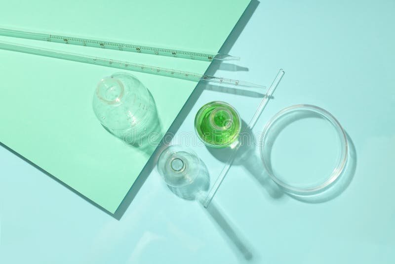Concept of Science with Different Laboratory Accessories Stock Image ...