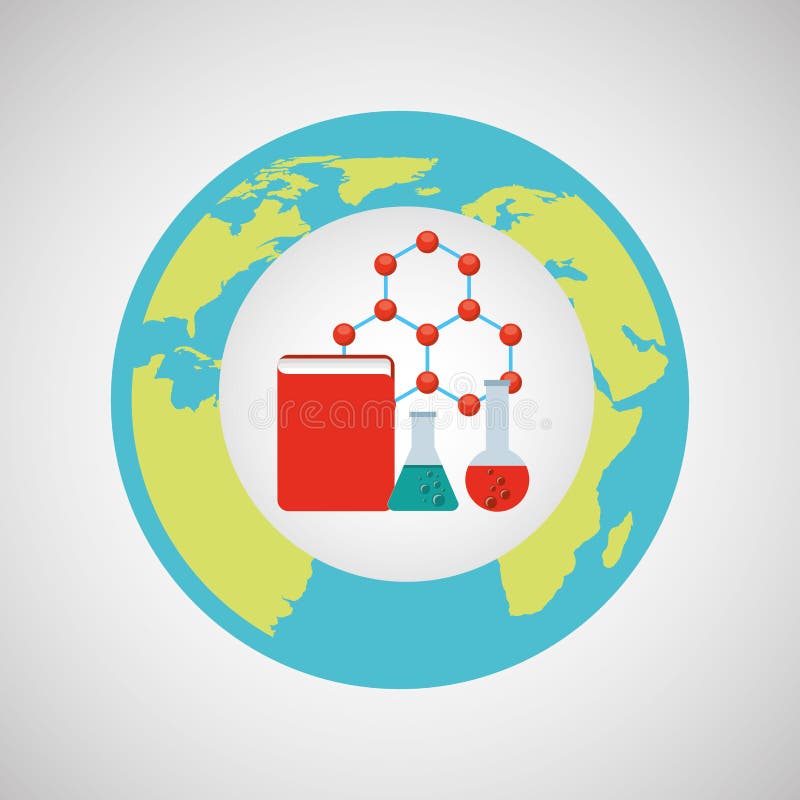 Concept Science Elements Lab Icon Graphic Stock Vector - Illustration ...