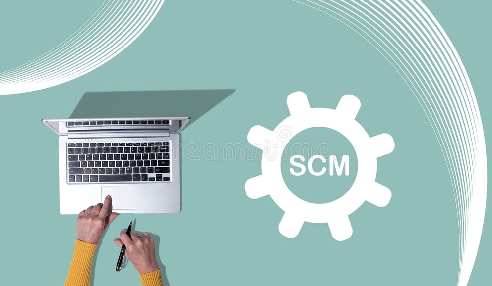 Concept of scm stock photo. Image of service, digital - 306237606