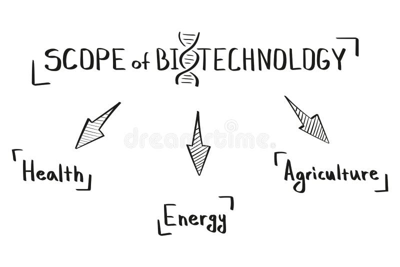 Biotechnology Mind Map, Concept for Presentations and Reports Stock ...