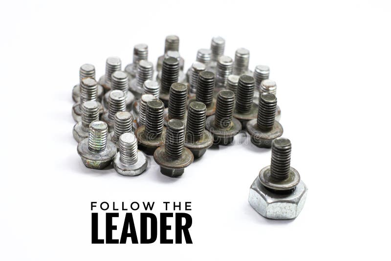 The Concept of Screws and Bolts with the Sentence Follow the Head ...