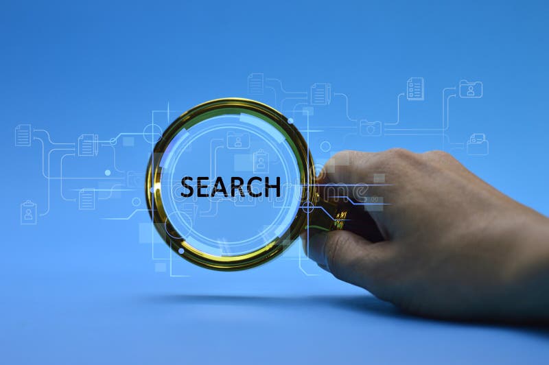 Concept Searching for Internet Data Network Concept Stock Photo - Image ...