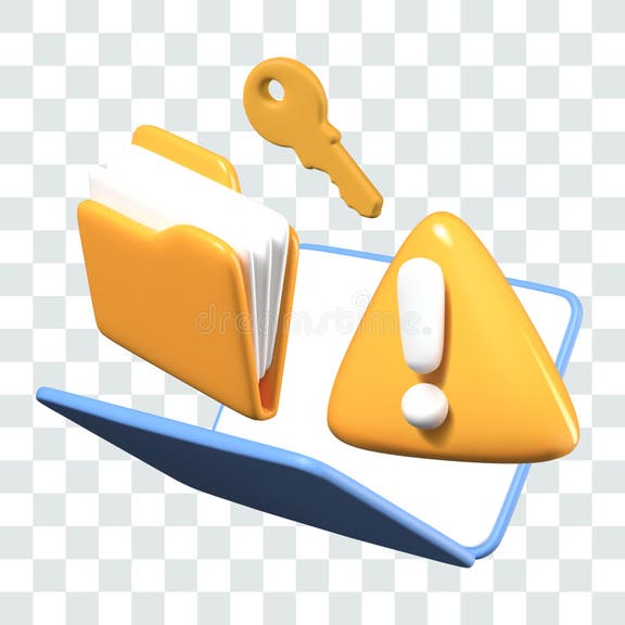 Concept of Secret Information. Attention, Protected Access Stock Vector ...