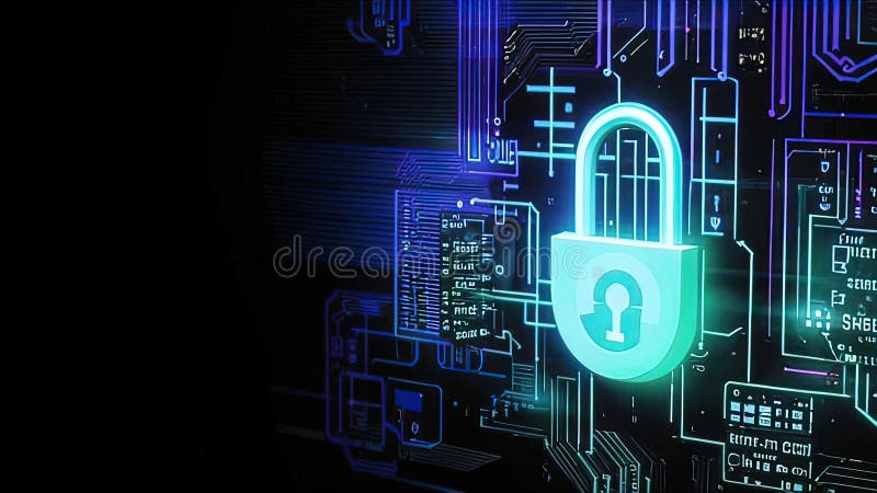 Concept of Secure Connection or Cyber Security Service, Security Lock ...