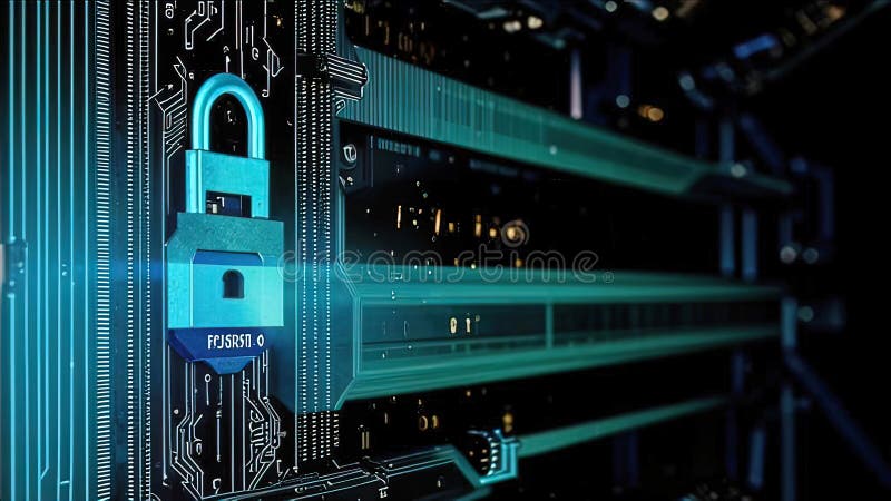 Concept of Secure Connection or Cyber Security Service, Security Lock ...
