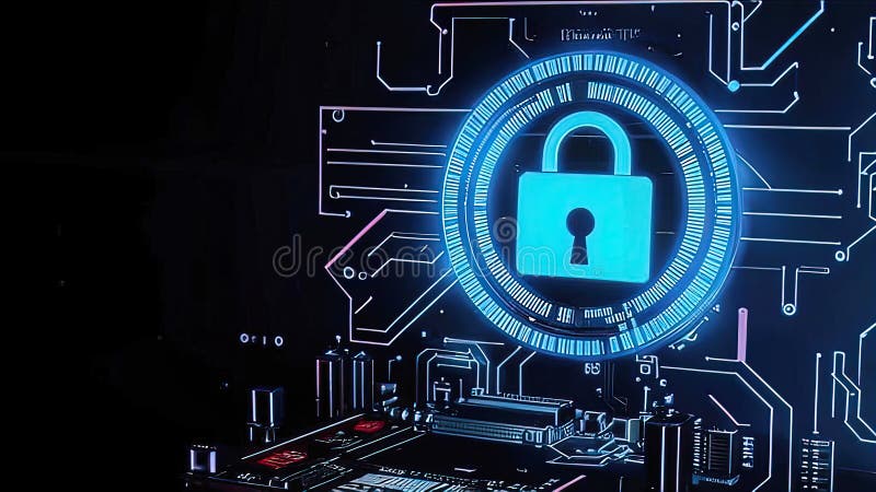 Concept of Secure Connection or Cyber Security Service, Security Lock ...