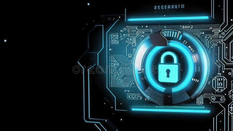 Concept of Secure Connection or Cyber Security Service, Security Lock ...