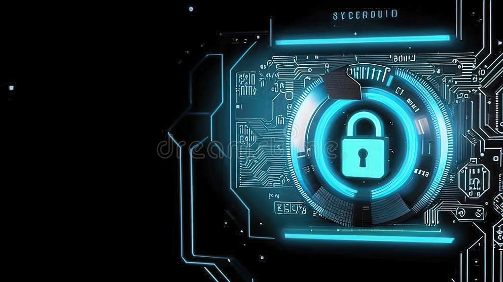 Concept of Secure Connection or Cyber Security Service, Security Lock ...