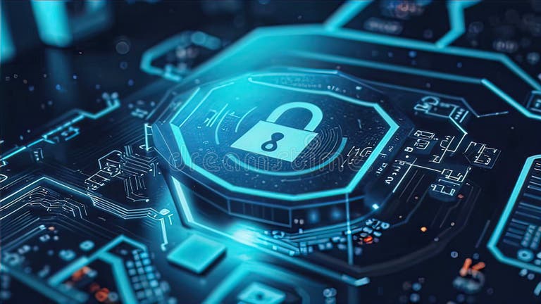 Concept of Secure Connection or Cyber Security Service, Security Lock ...