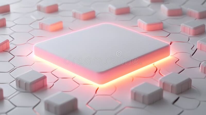 The Concept of a Secure Digital Network is Represented in a Futuristic ...