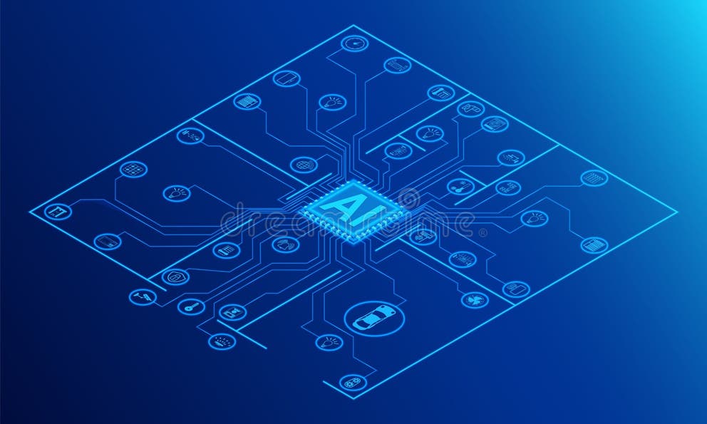 The Concept of Security and Comfort the Intelligent Home. Central CPU ...