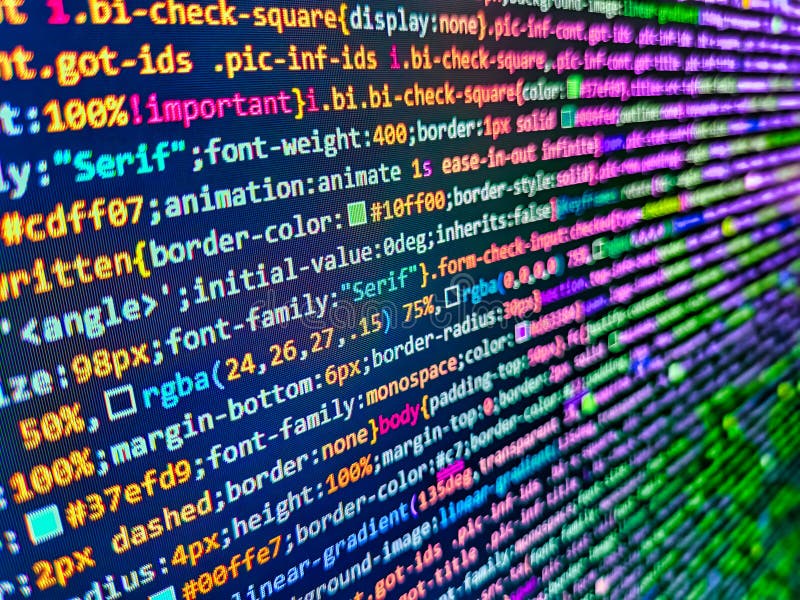 Computer science lesson. stock photo. Image of education - 122458512