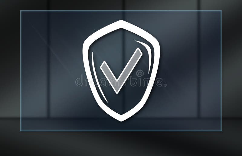 Concept of Security Validation Stock Illustration - Illustration of ...