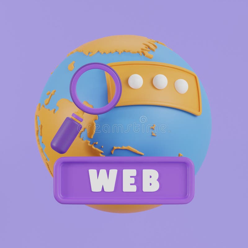 Concept of Seo Optimization for Website and Mobile Website. 3D Vector ...