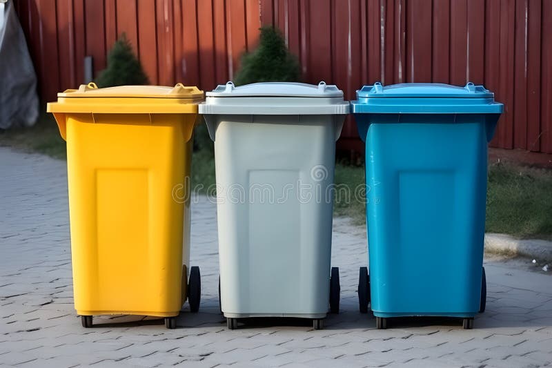 Concept of Separate Garbage in the Apartment. General and Recyclable ...