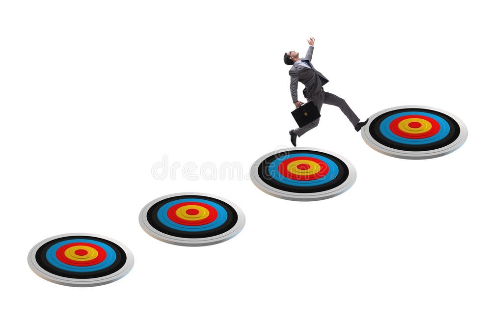 Concept of Setting and Achieving Business Objectives Stock Photo ...