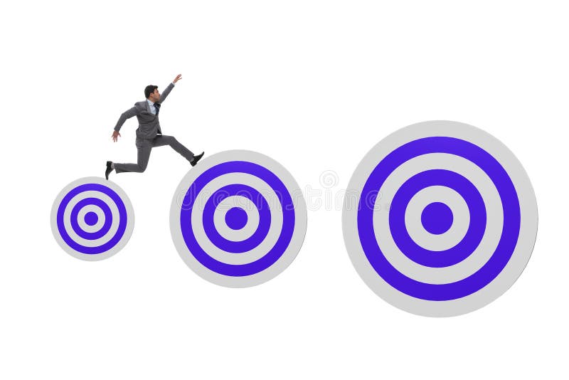 Concept of Setting and Achieving Business Objectives Stock Photo ...