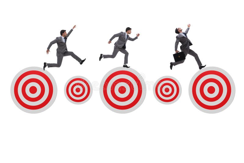 Concept of Setting and Achieving Business Objectives Stock Photo ...