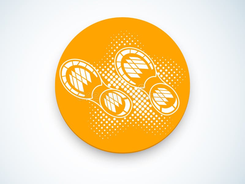 Concept of Shoes Sticker, Tag or Label. Stock Illustration ...