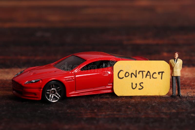 Contact us stock image. Image of contact, model, miniature - 147744739