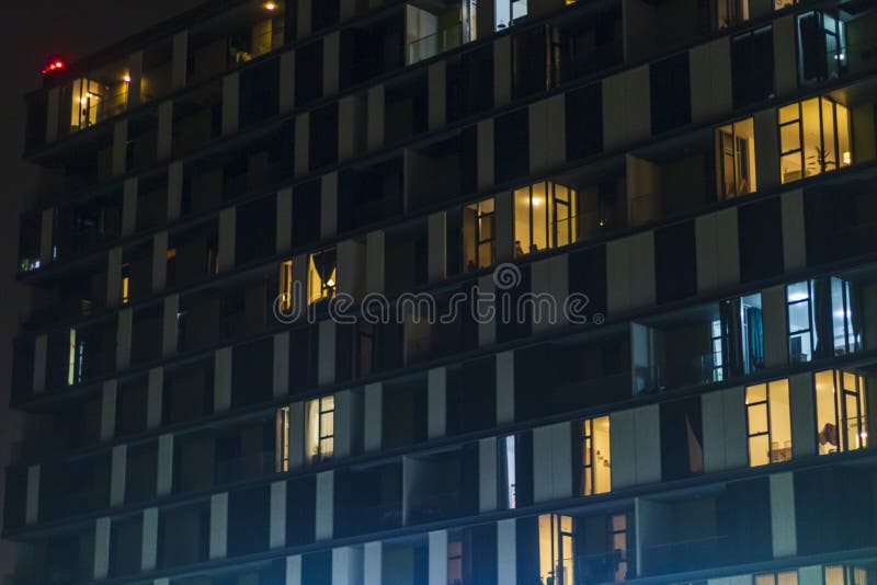 Concept Shot of the Facade of the Building. Urban Stock Image - Image ...