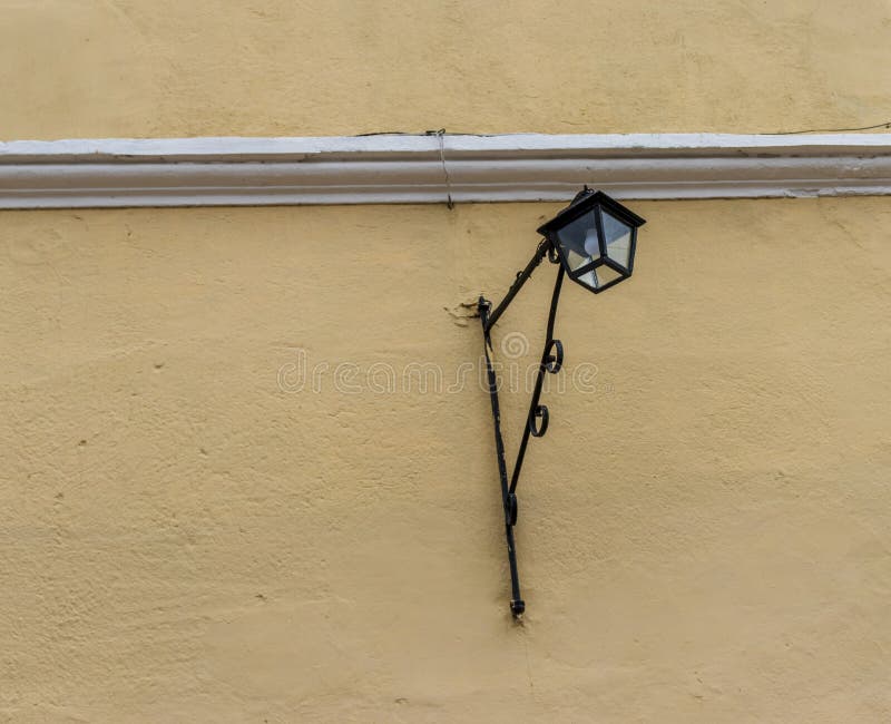 Concept Shot of the Old Fashioned Lamp Post. Objects Stock Photo ...