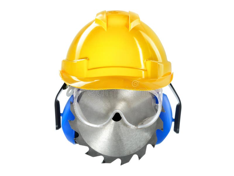 Concept Shot of a Worker S Head Made of Tools and Protective Gear Stock ...