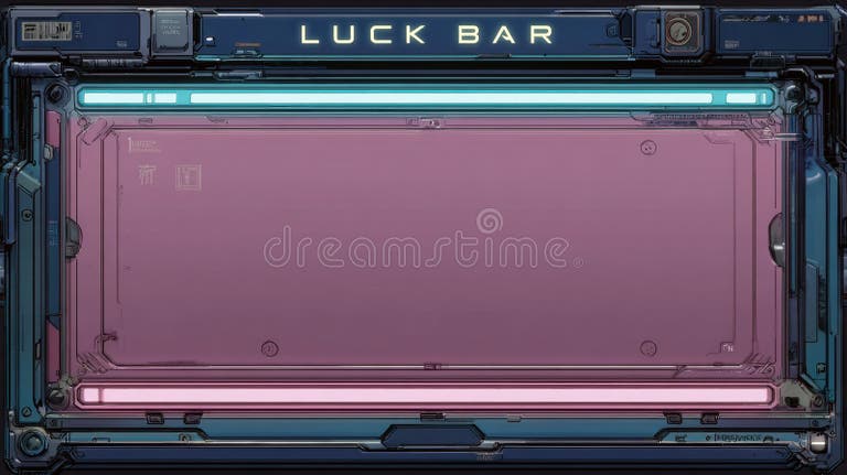 Dynamic Loading Indicator Featuring Animated Luck Bar Design with ...