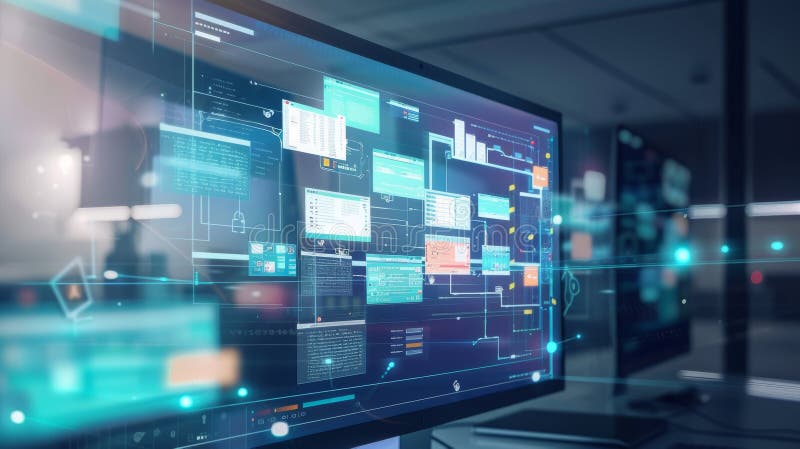 This Concept Shows How Web Pages are Assembled by Flying Around the ...